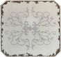 White Francesa Scroll Coffee Table