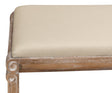 White Washed Oak Parlor Bench