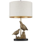 Brass Quail Table Lamp