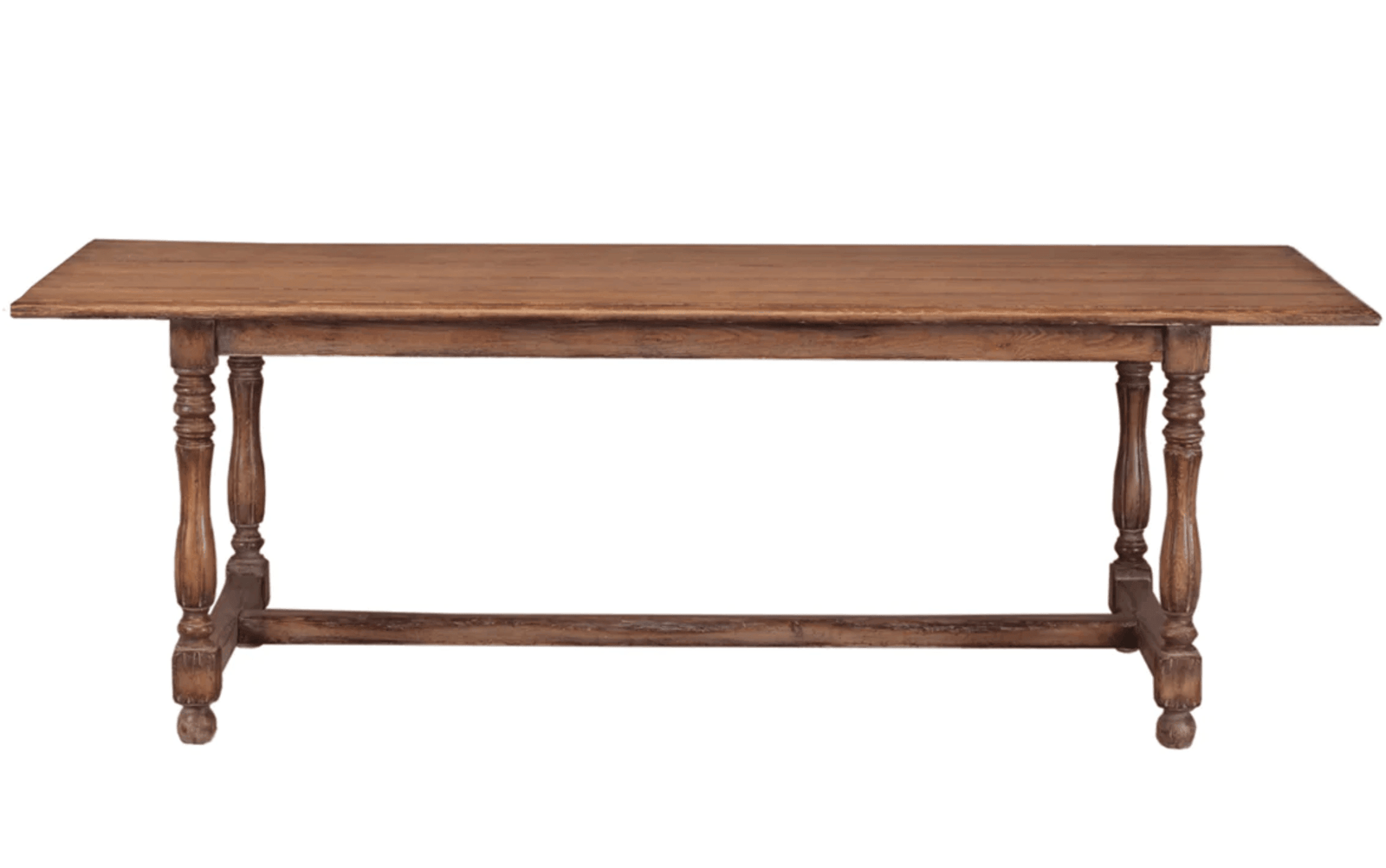 Wooden Plank Top Farm Table