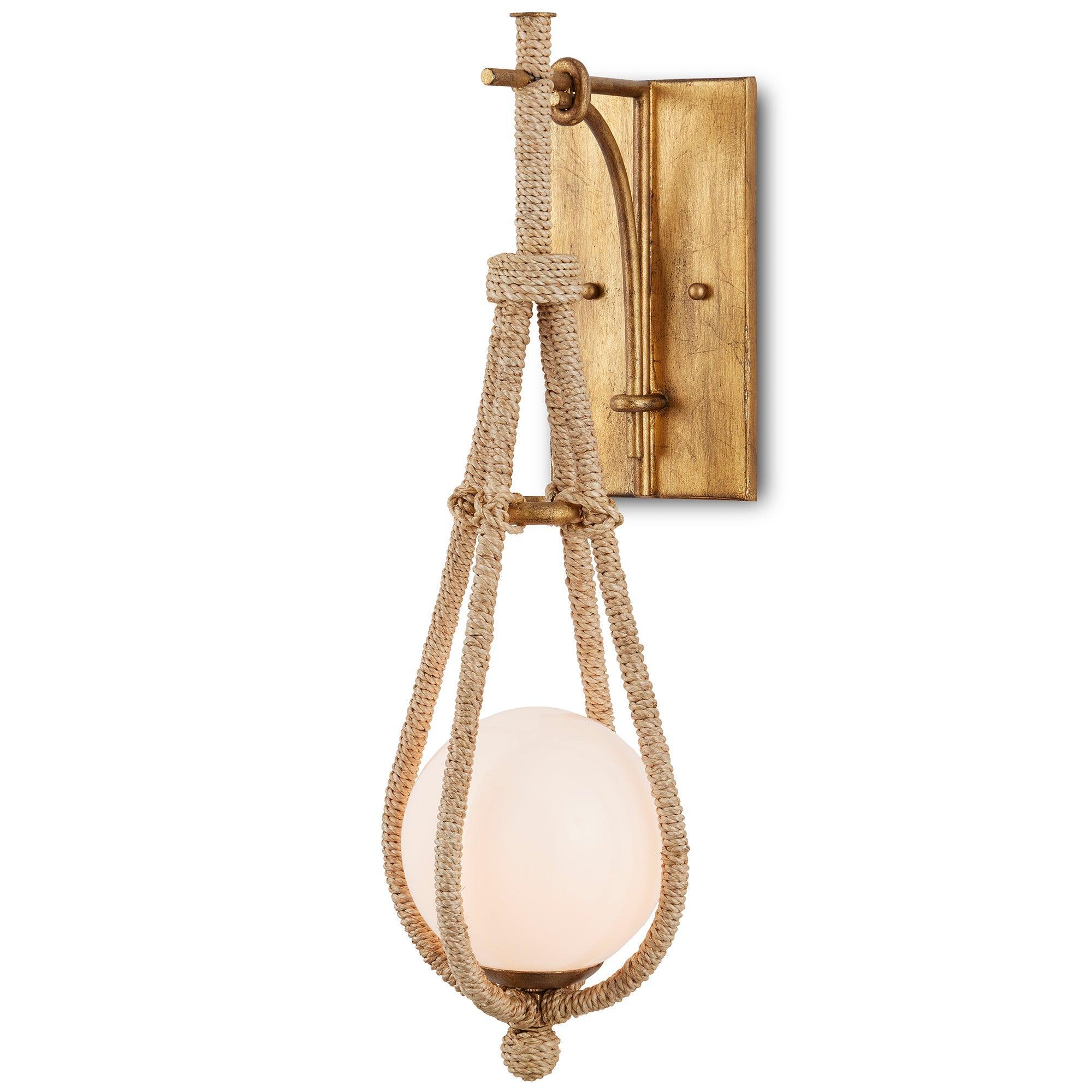 Abaca Rope Passageway Wall Sconce
