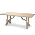 French Country Scroll Base Dining Table